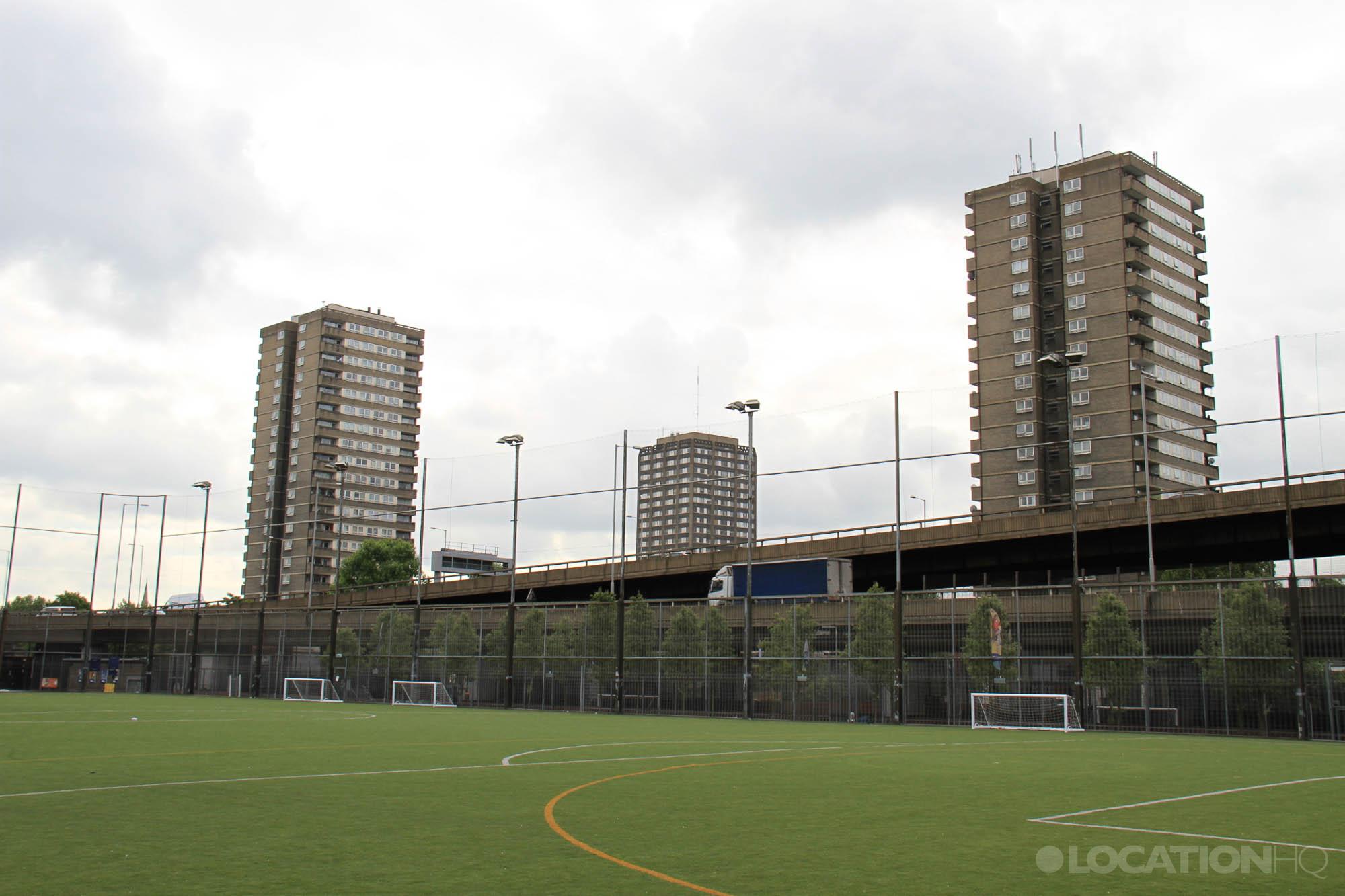 Outdoor football pitch london