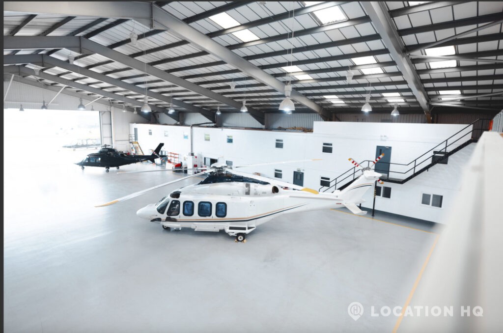 Modern Helicopter Hanger - Location HQ